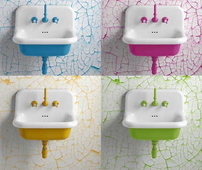 Colourful Retro Basins at TileStyle | Bathroom Inspiration, News and ...