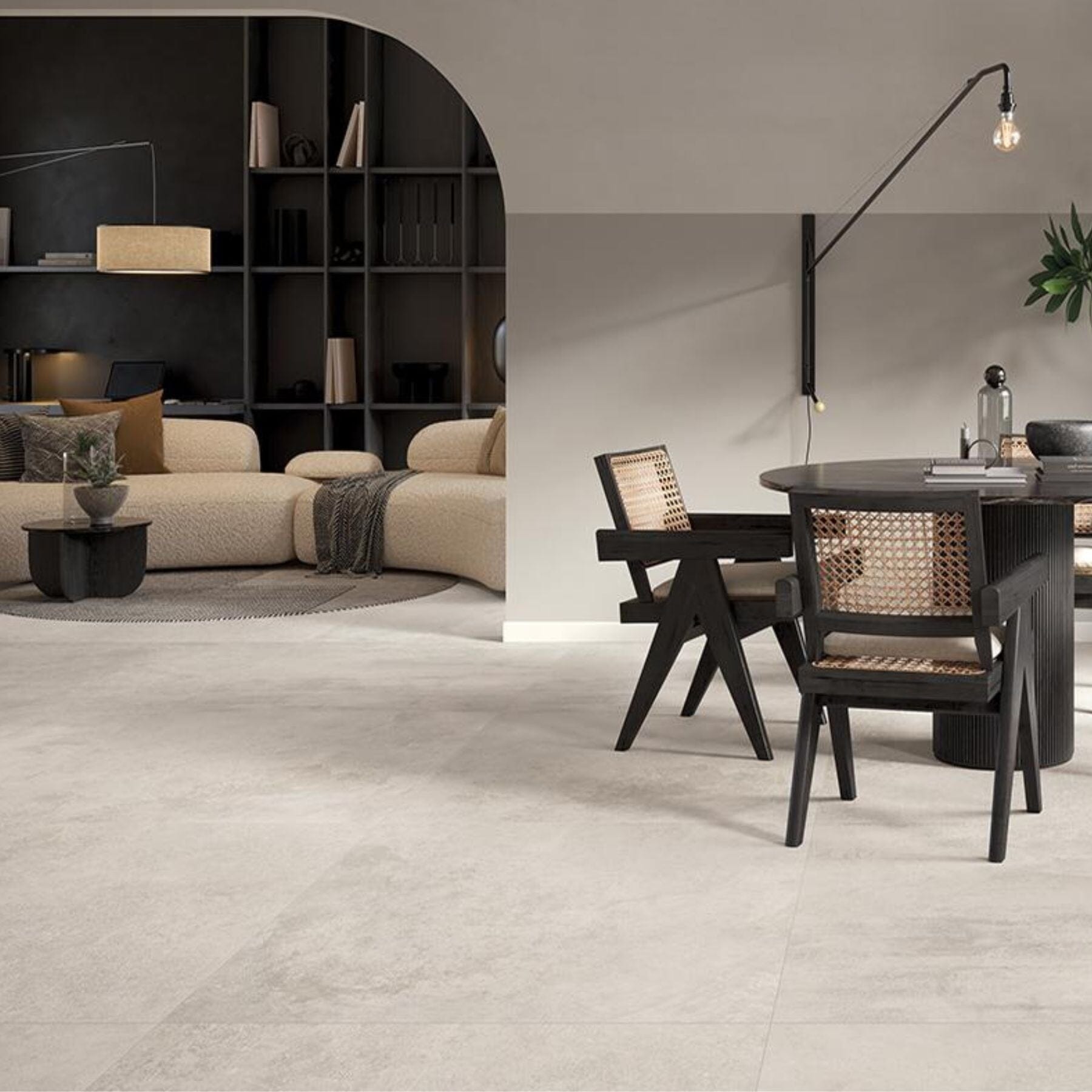 Buy 100cm x 100cm Fabrika White 100x100 Tile Online Today