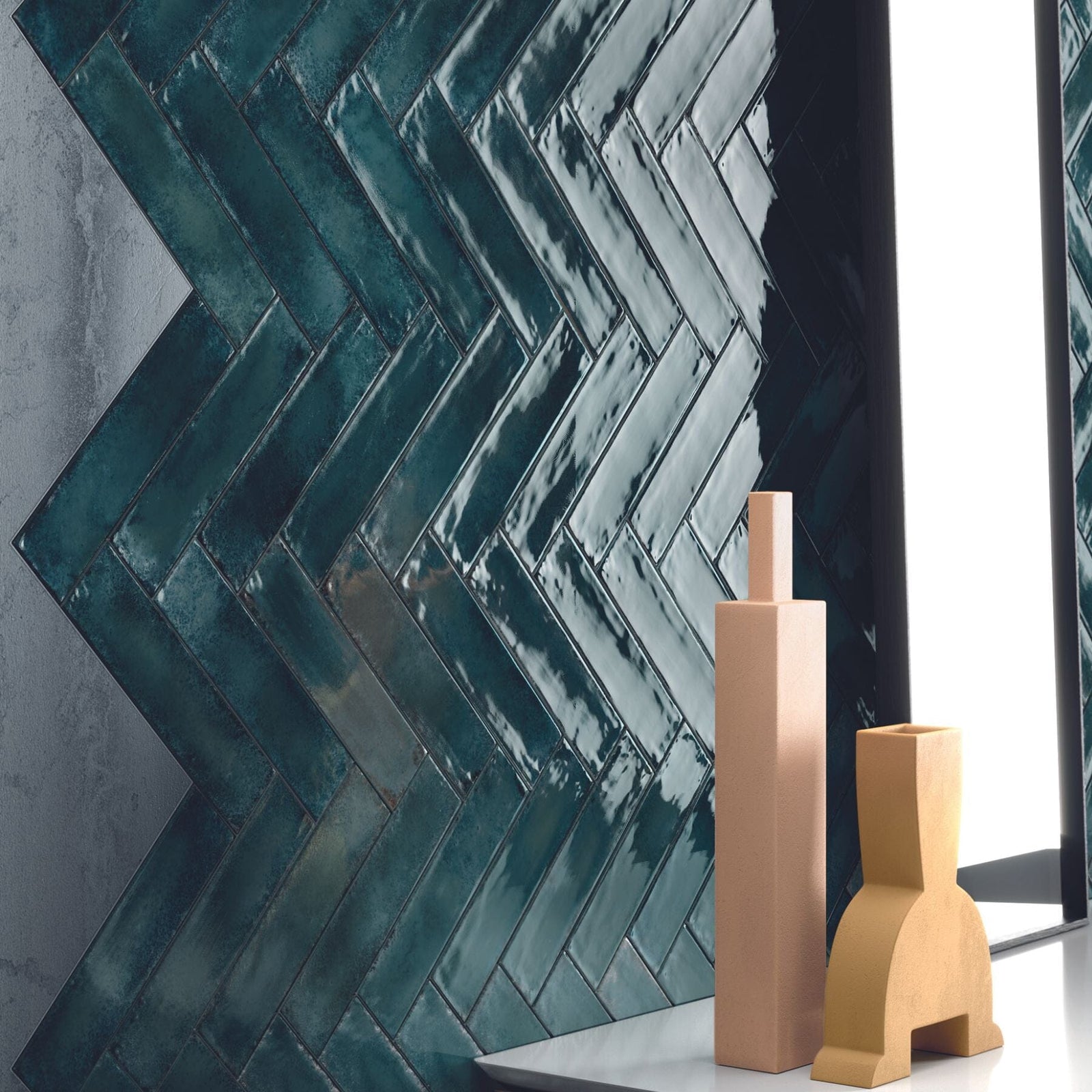 Buy 24cm x 6cm Metallica Metalbrick Green Lux 6x24 Box Online Today