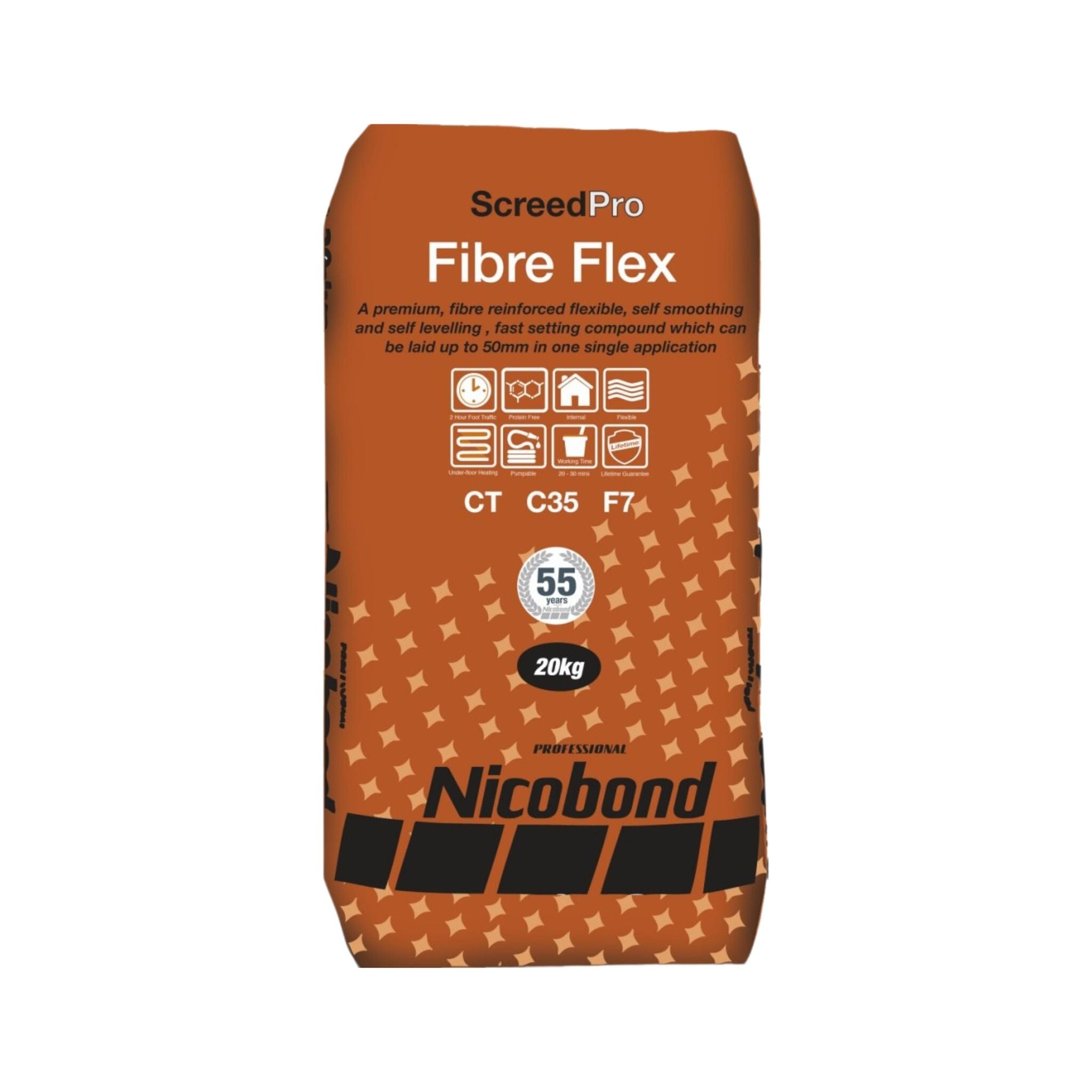 Buy Nicobond ScreedPro Fibreflex 20kg Levelling Compound Online Today