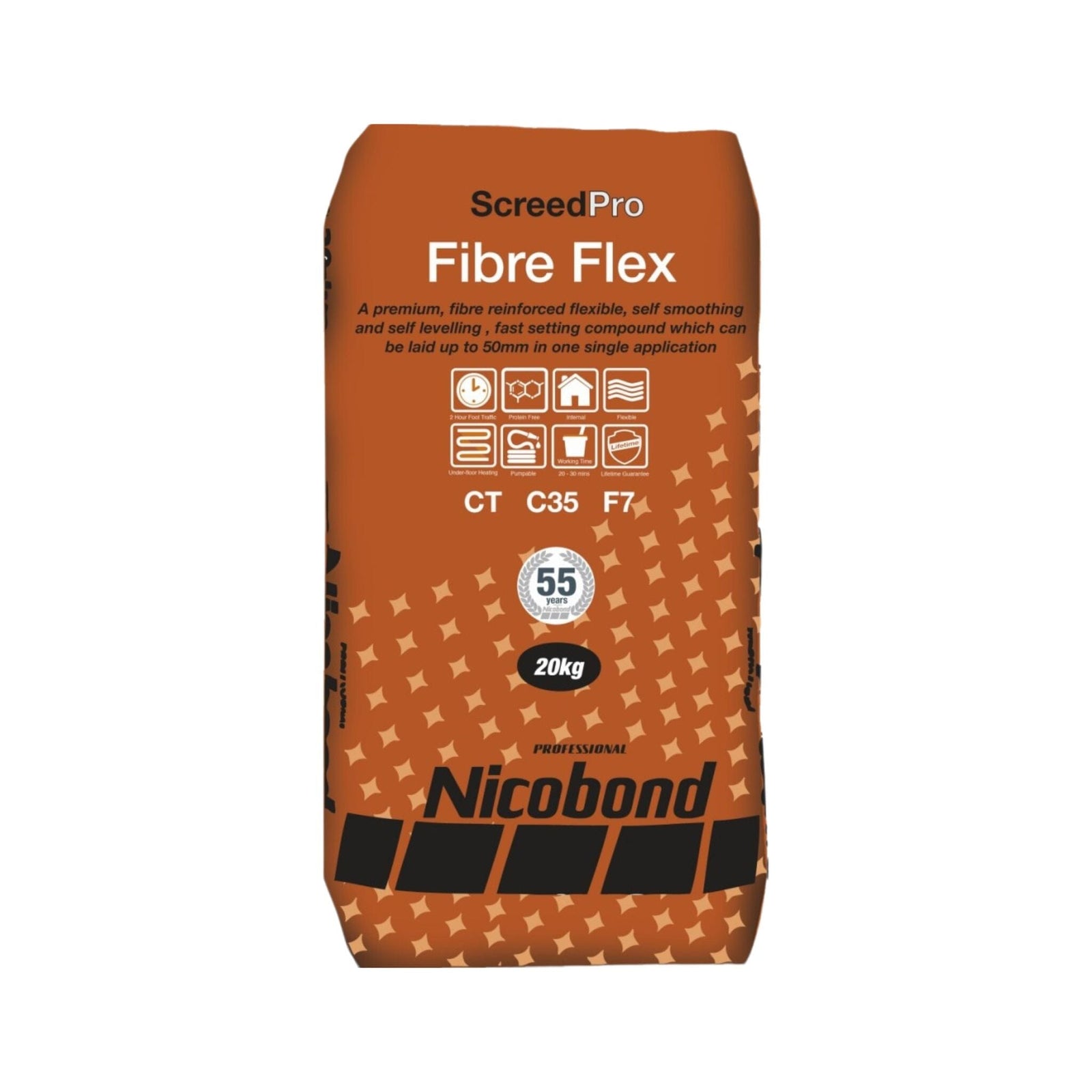 Buy Nicobond ScreedPro Fibreflex 20kg Levelling Compound Online Today