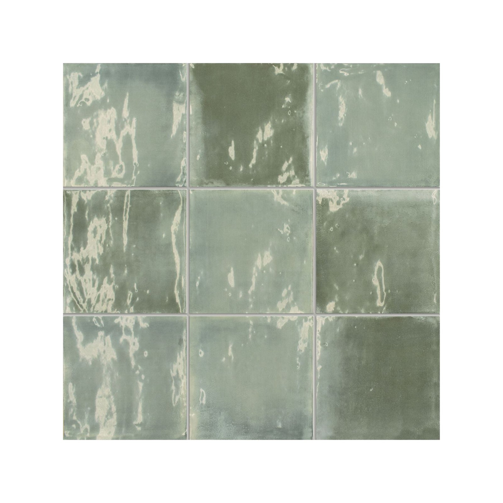 Buy 12.5cm x 12.5cm TBox Eucalyptus Glossy 12.5x12.5 Tile Online Today