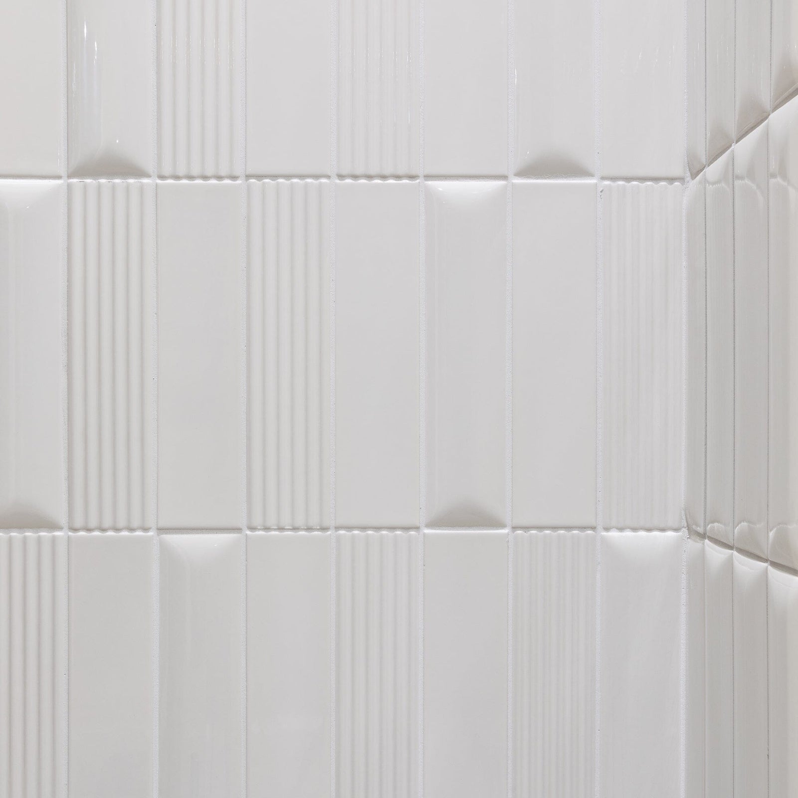 Buy 25cm x 6.2cm Vibes Flat Glossy Niveo 6.2x25 Tile Online Today