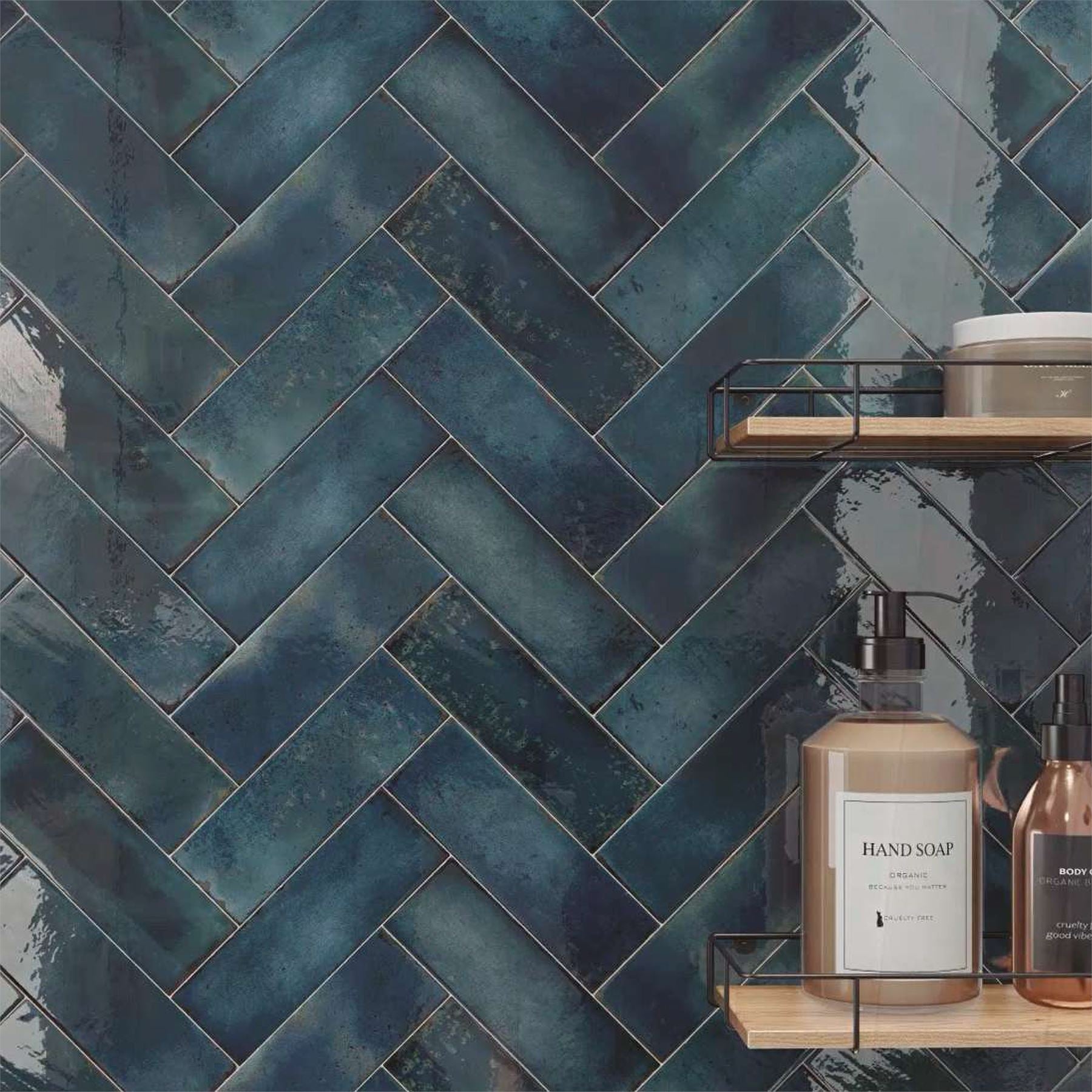 Buy 20cm x 6.5cm Amazonia Sapphire 6.5x20 Tile Online Today