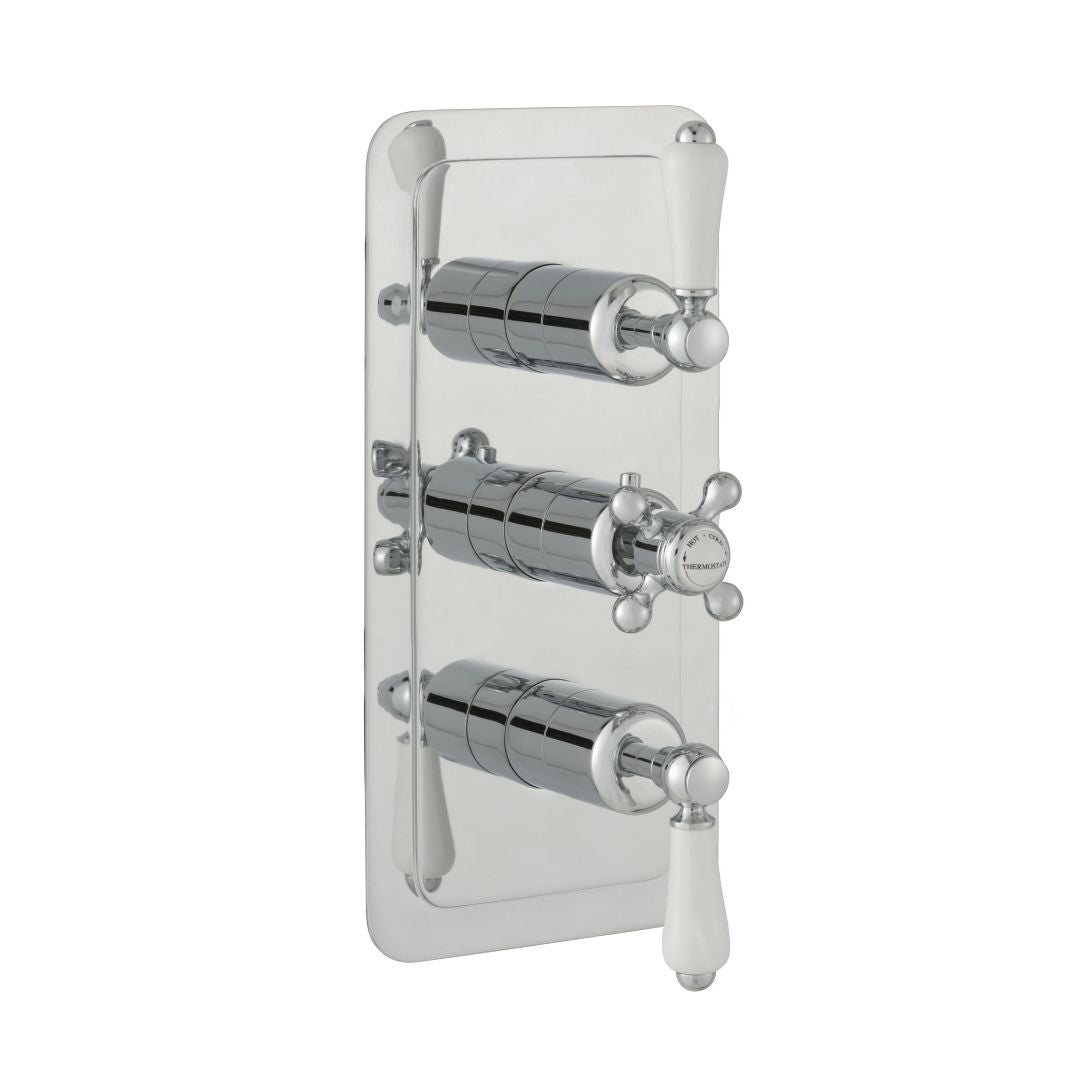 Buy GROSVENOR LEVER 2 Outlet Vertical Shower Valve - Chrome Shower ...