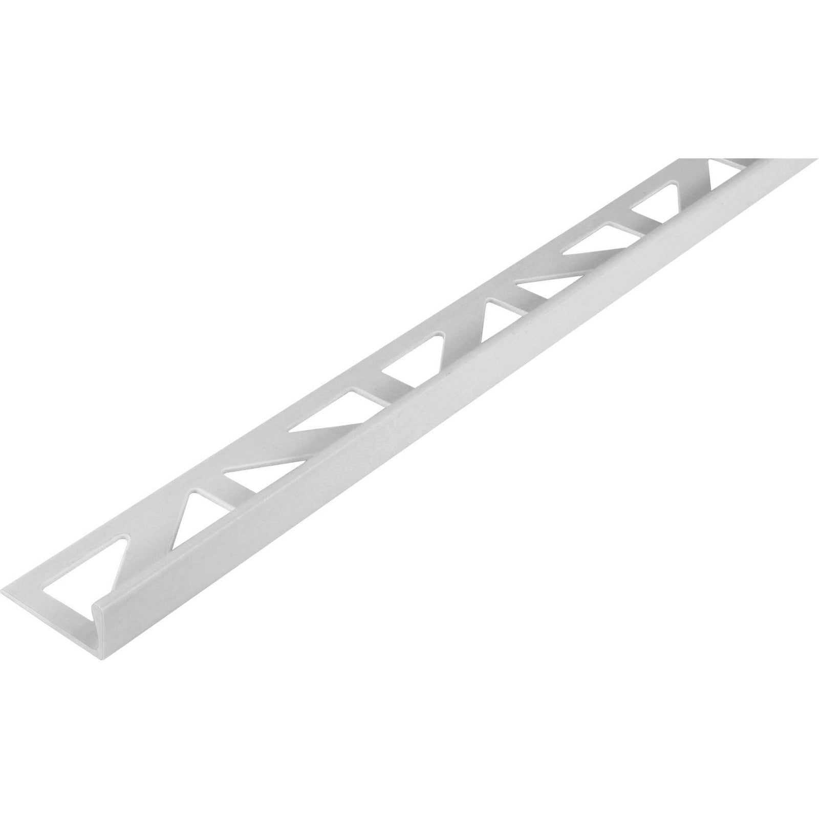 Buy Square Edge PVC Trim 10mm - Silver Grey Trims Online Today