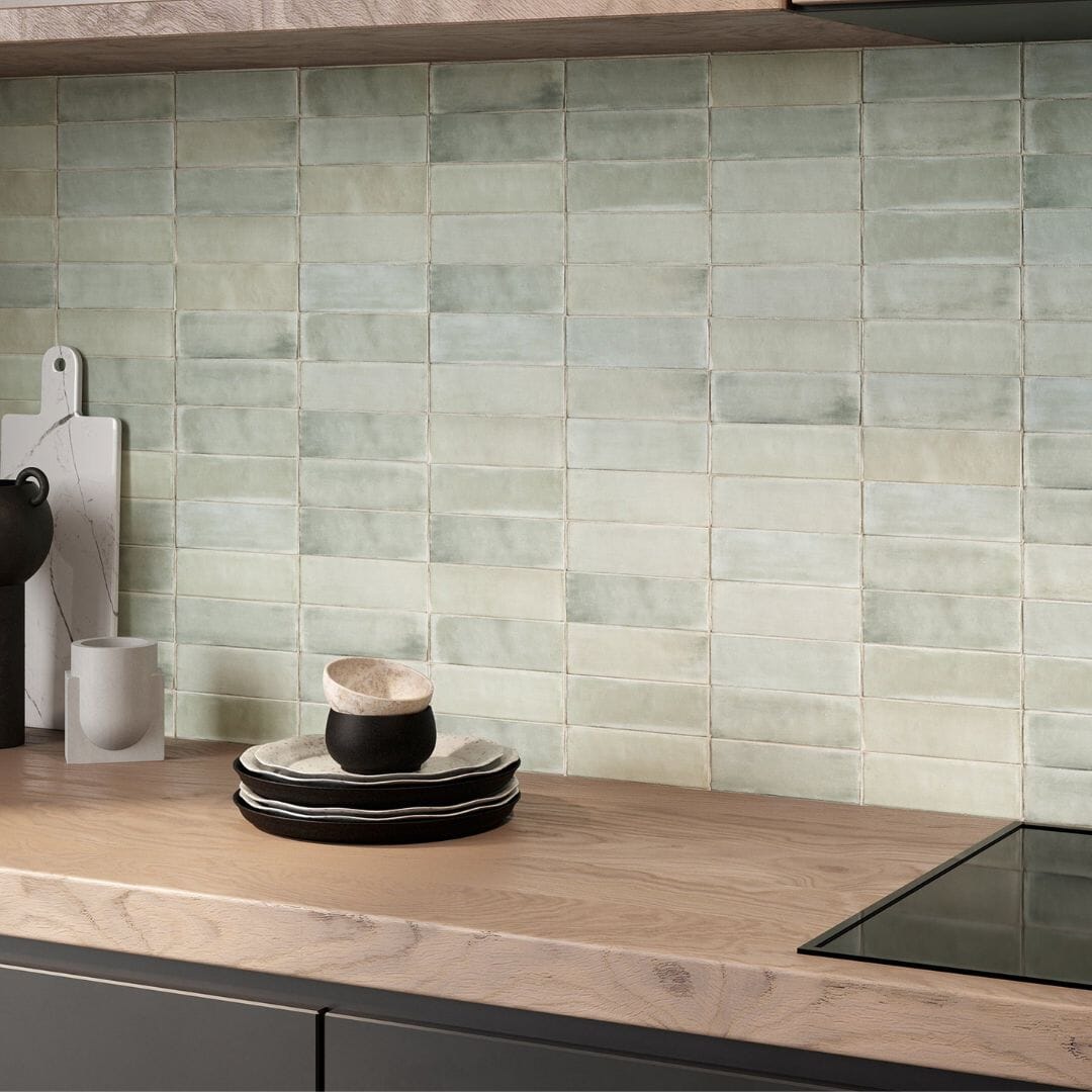 Buy 16cm x 5.2cm Tint Sea Glass Matt 5.2x16 Tile Online Today