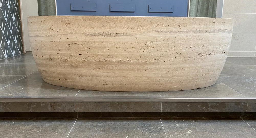 Buy Chiaro Travertine Bath Baths Online Today