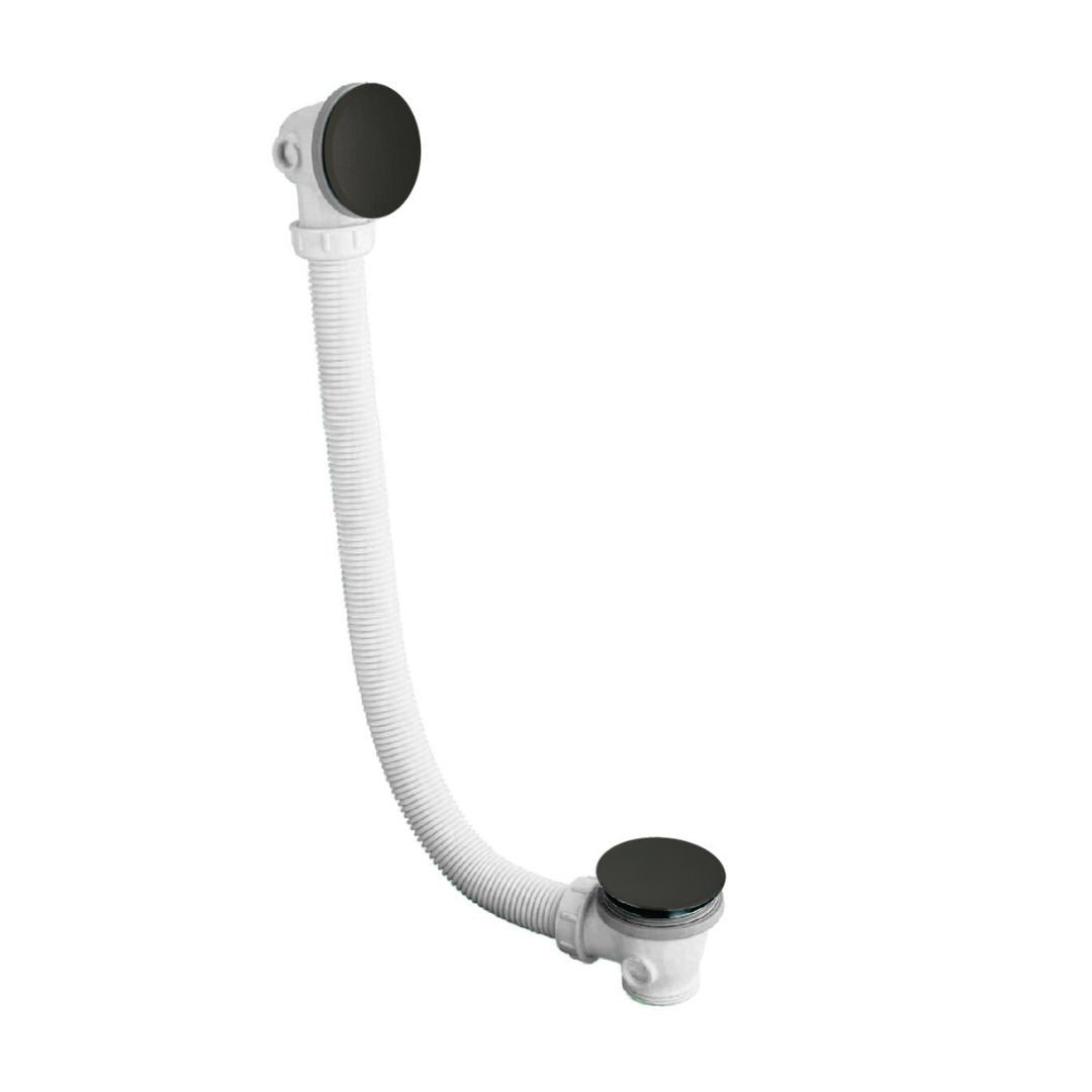 Buy VOS Exofil Bath Waste 125cm - Matt Black Plumbing Products Online Today